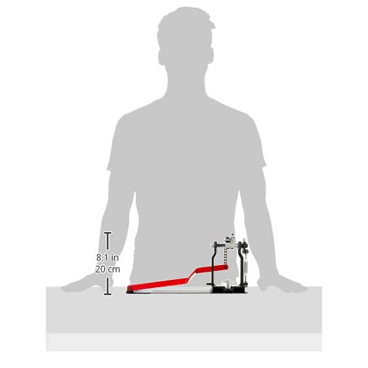 Meinl Percussion Direct Drive Heel Activated Pedal, Adjustable Spring Tension-Mount Fits Cajons up to 12 1/4" Depth, 2-Year Warranty (TMSTCP-2)