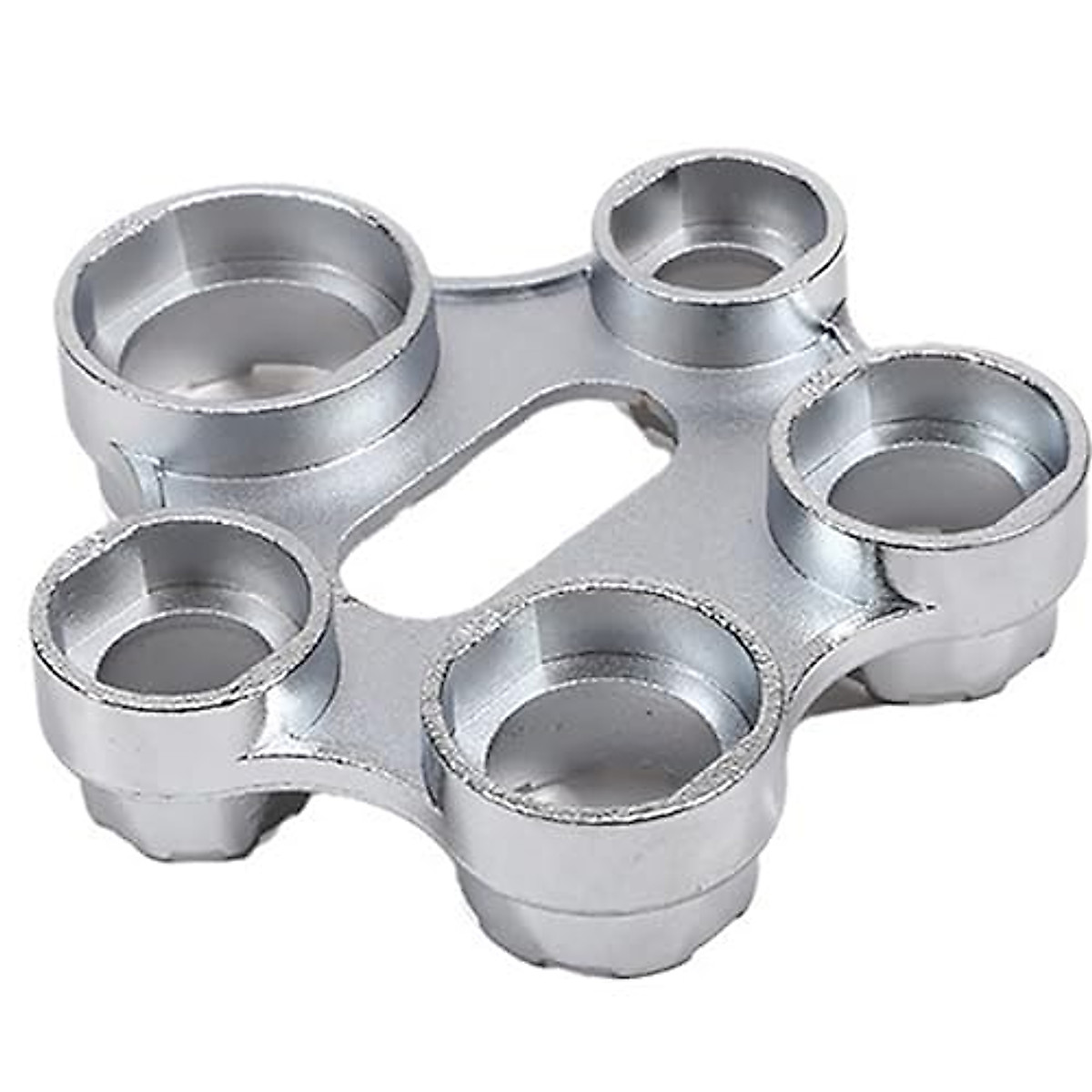 ESPETIO Faucet Aerator Removal Tool 10 in 1 Alloy Universal Metal Aerator Key Wrench Tool for Bathroom or Kitchen, Built-in Faucet Cache Aerators and Male Threads Aerators with Flat Groove