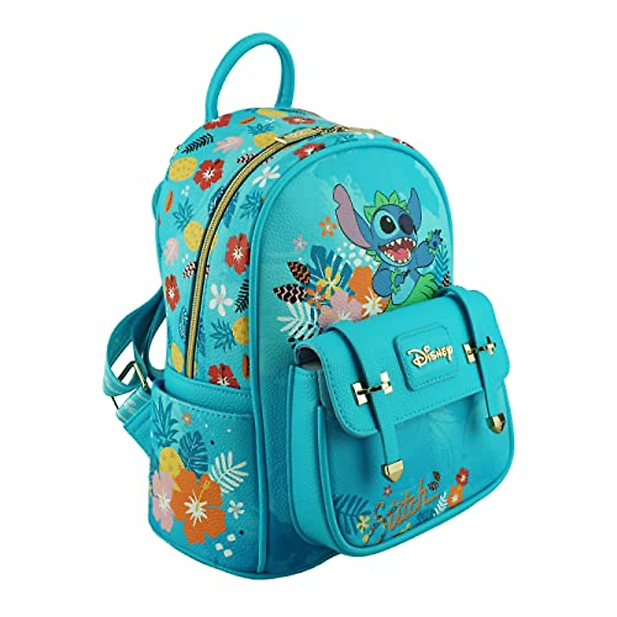 Wondapop Disney Lilo & Stitch 11" Vegan Leather Fashion Mini Backpack