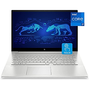 HP New Envy 17 Laptop, 17.3" FHD Touchscreen Display, Intel Core i7-1165G7, 32GB RAM 1TB PCIe NVMe M.2 SSD, Wi-Fi, Bluetooth, Webcam, Backlit Keyboard, Fingerprint Reader, Windows 11 Home