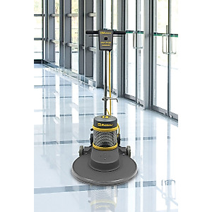 Koblenz Ultra High-Speed Burnisher, Floor Cleaner with 1.5 Hp AC Twin Capacitor, 50' Power Cord, Chromed Handle, 4 Wheels, and 20" Cleaning Pad, Durable Electric Scrubber, B-1500-P