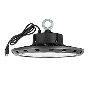 LED High Bay Light 100W 14,000lm 5000K Daylight White,ETL Certified LED Warehouse Light