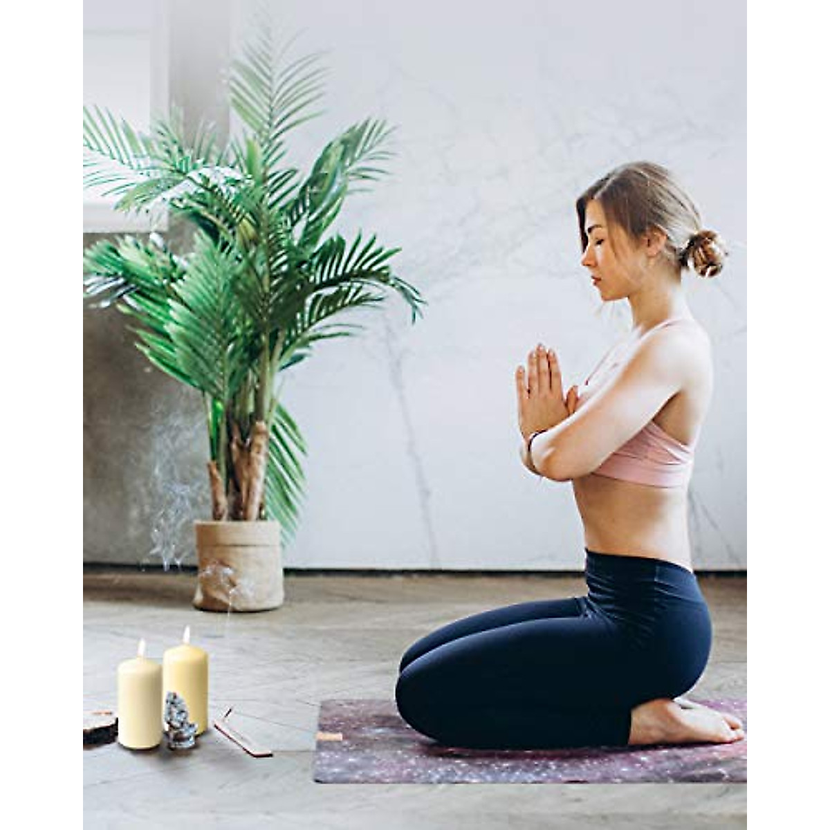 Cone Top Pillar Candles by Bask - Set of 6 - 3" x 6" Dripless Unscented Candles in Ivory for Home Decor, Relaxation & All Occasions