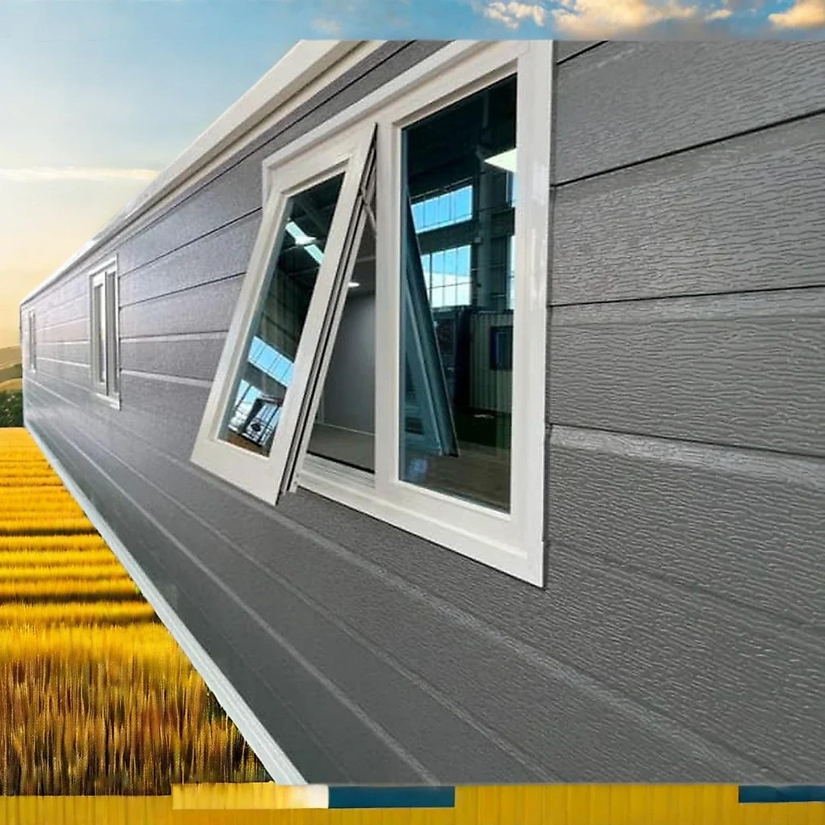 Insulated Expandable Steel Storage Shed Mobile Home Prefab Tent House Prefabricated Structure