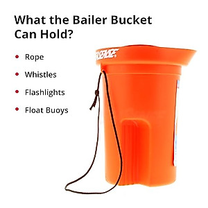 SeaSense Bailer Bucket with Lid