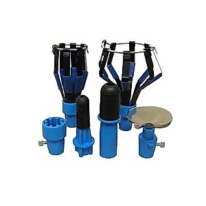 Ettore 48350 Bulb Changer Kit Without Pole,Plastic, Blue