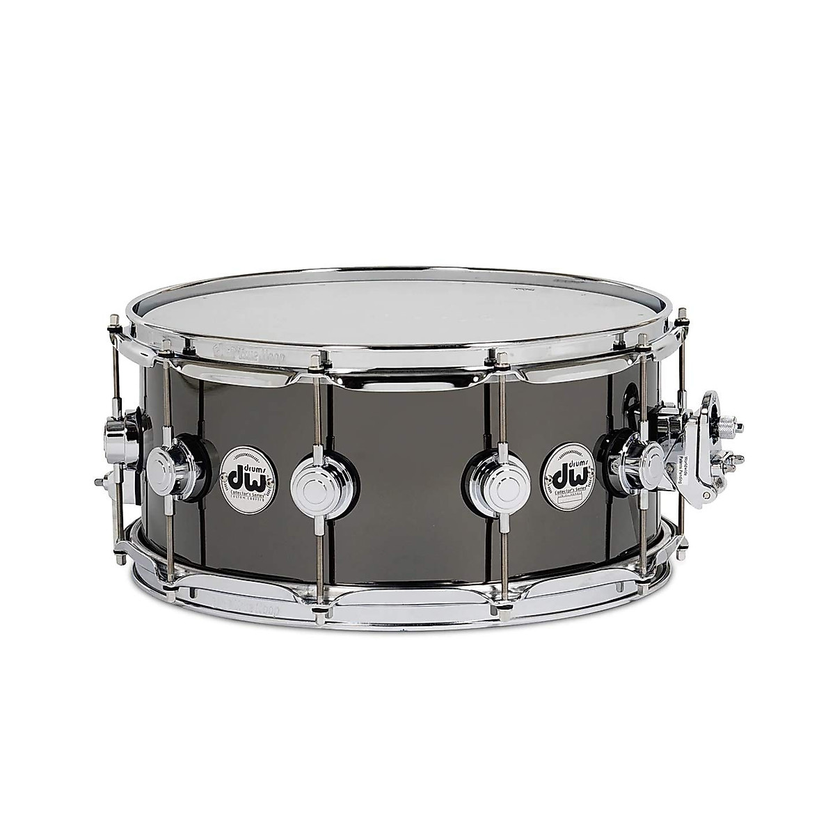 DW Collector's Series Black Nickel Over Brass Snare Drum 6.5x14" DRVB6514SVC