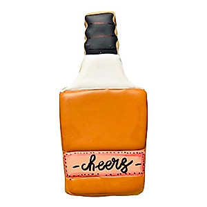 Liquor Bottle Cookie Cutter, 4.75" Made in USA by Ann Clark