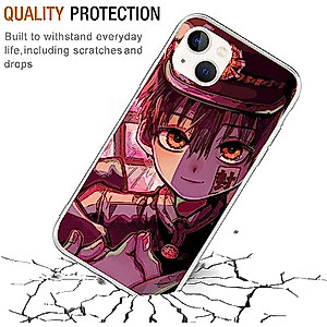ARMERI Compatible with LG V60 ThinQ | LG V60 ThinQ 5G Toilet Hanako Cool with Bound kun 141 Compact Shell Black Soft Thin TPU Crystal Printing Phone Case Clear