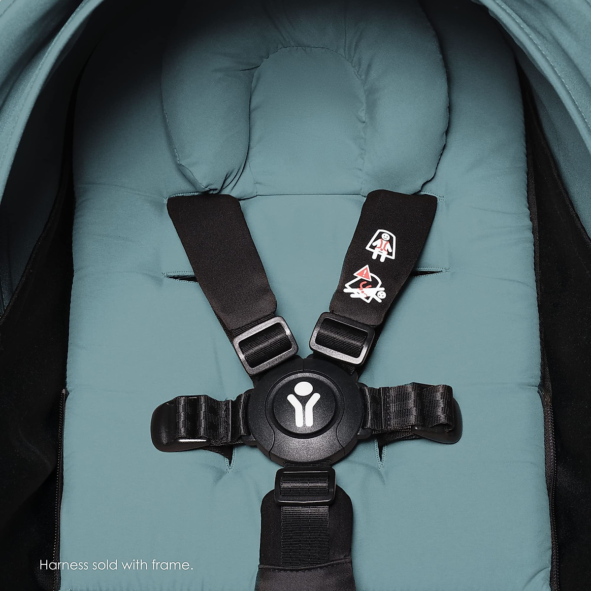 Babyzen YOYO 0+ Newborn Pack, Black - Includes Mattress, Canopy, Head Support & Foot Cover - Requires YOYO2 Frame (Sold Separately)