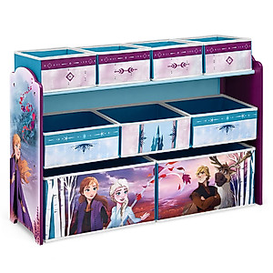 Delta Children Disney Frozen Deluxe 9 Bin Design and Store Toy Organizer, Greenguard Gold Certified