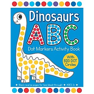 Dinosaurs ABC Dot Markers Activity Book: Easy Toddler and Preschool Kids Alphabet Paint Dauber Big Dot Coloring Ages 2-4