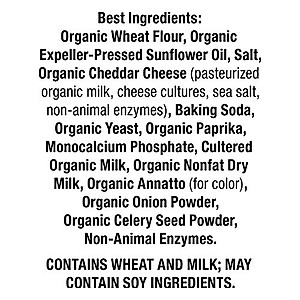 Annie's Organic Cheddar Bunnies Baked Snack Crackers, 11.25 oz