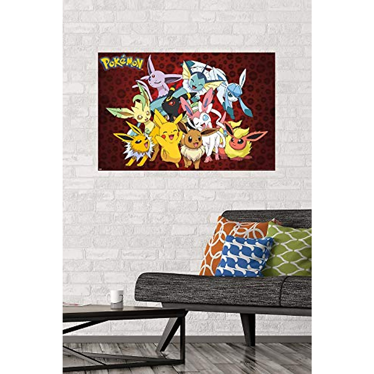 Trends International Pokémon - Favorites Wall Poster, 22.375" x 34", Unframed Version