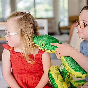 Melissa & Doug Giant Boa Constrictor - Lifelike Stuffed Animal Snake (over 14 feet long)