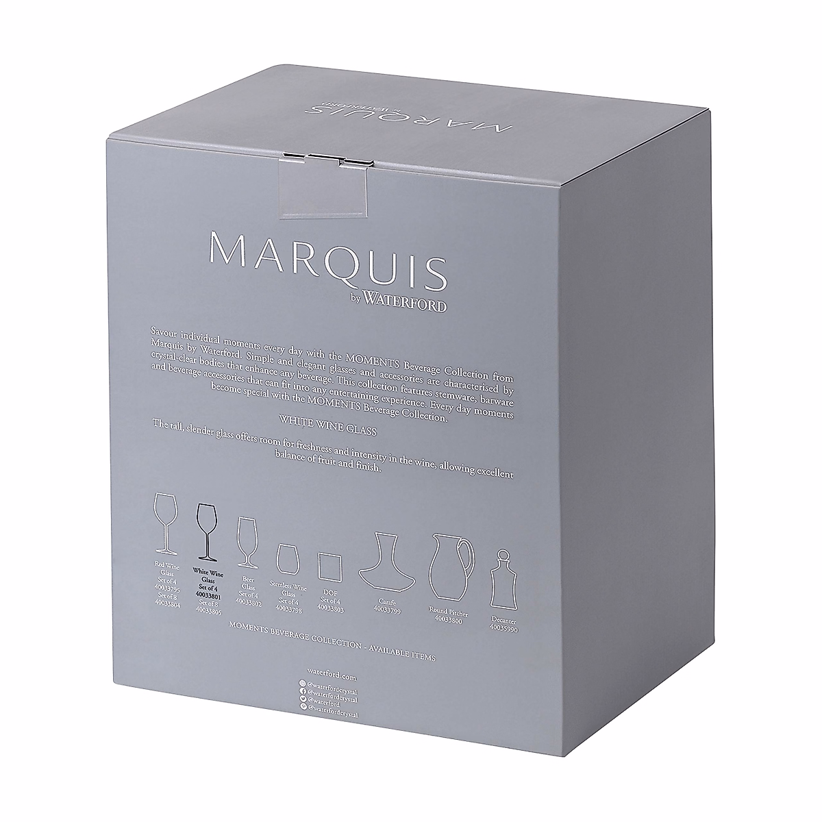 Marquis by Waterford Moments Highball, Set of 4, 15 oz