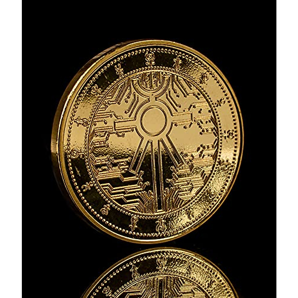 Warhammer 40,000: Necron Limited Edition Individually Numbered Gold Coloured Coin Series 1 Number 3