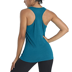 TACVASEN Athletic Tank Tops for Women Sleeveless Yoga Shirts Quick Dry Lightweight Comfortable Fitness Workout Tank Tops