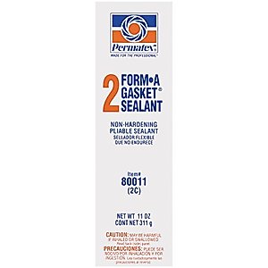 Permatex 80011 Form-A-Gasket #2 Sealant, 11 oz., Pack of 1