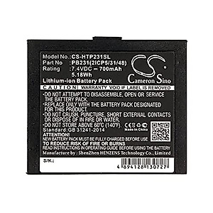 SPANN Battery Replacement for HiTi Pringo P231, Pringo P231 Photo Printer, Part No: PB231, PB231(2ICP5/31/48) 7.4V