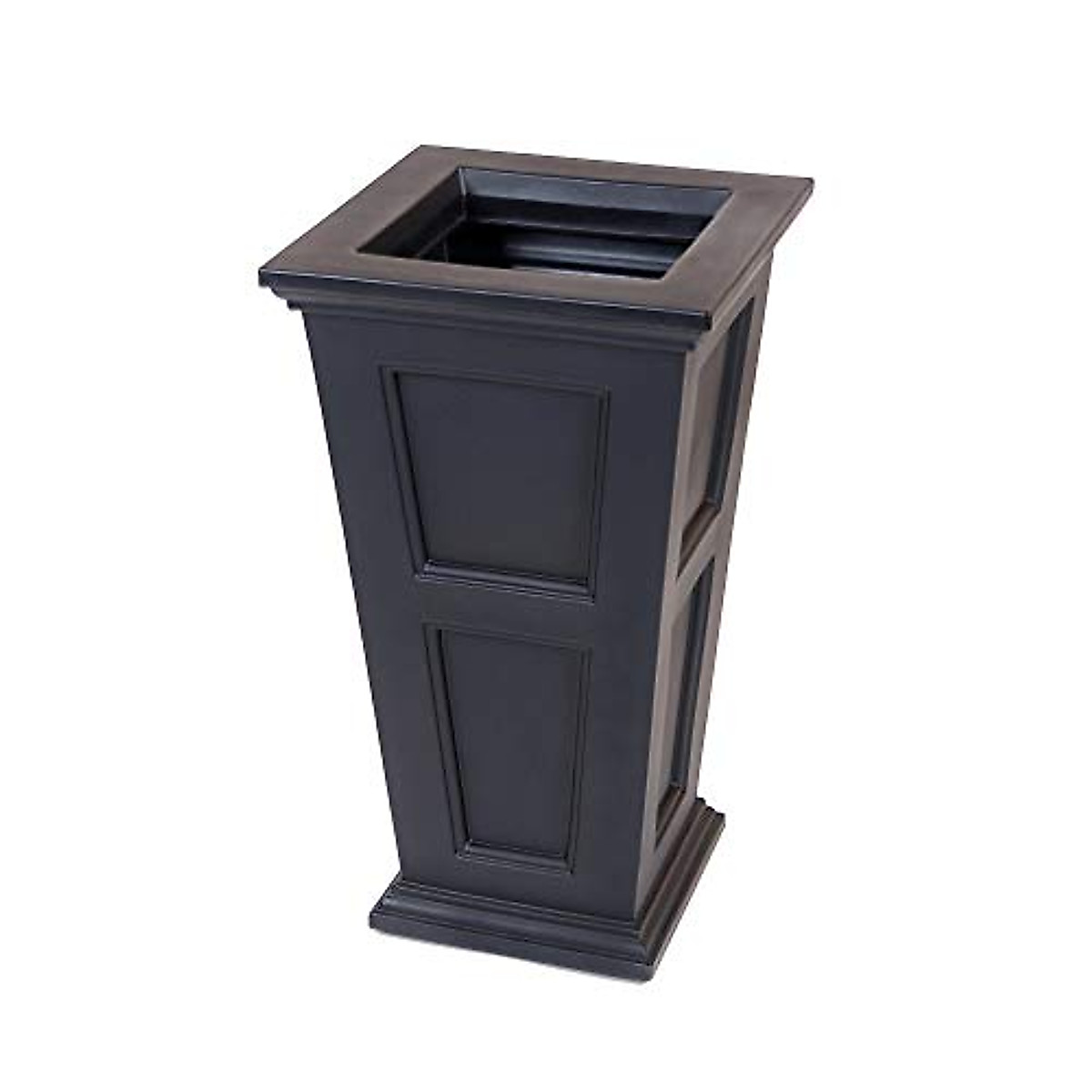 Mayne Inc. Fairfield 5829B Tall Planter,16in L x 16in W x 28.3in H,Black