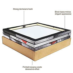 NAN Wind Small Size Traditional Chinese Painting of Peach Blossom Canvas Prints 3 Panels Calligraphy Art Paintings Wall Art Poem Print Painting Framed 12x12inches 3pcs/set