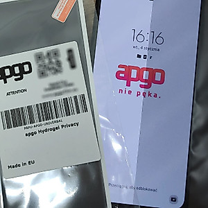 apgo Hydrogel Privacy Matte Screen Protector for Motorola Thinkphone, Anti Spy, Hydrogel Film, Flexible, Soft TPU with positioning layer easy installation