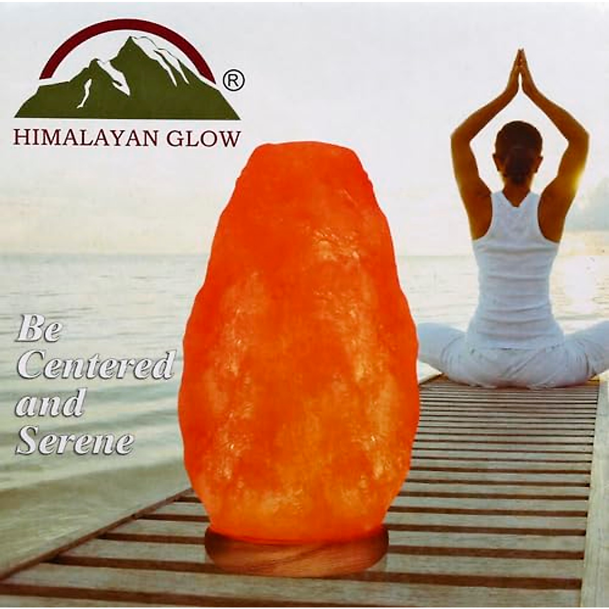 Himalayan Glow Salt Lamp with Dimmer Switch 5-7 lbs