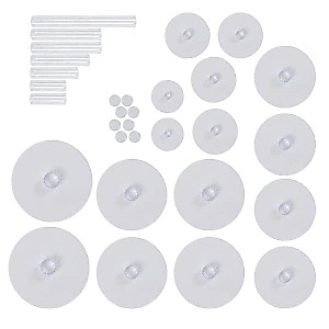 Efavormart Lovely 8 Tier Acrylic Crystal Glass Clear Cake Dessert Decorating Stand for Birthday Party Wedding