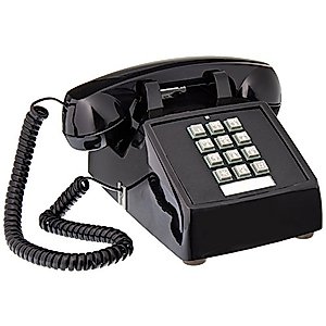 Cortelco Desk Phone, Black (250000-VBA-20M)