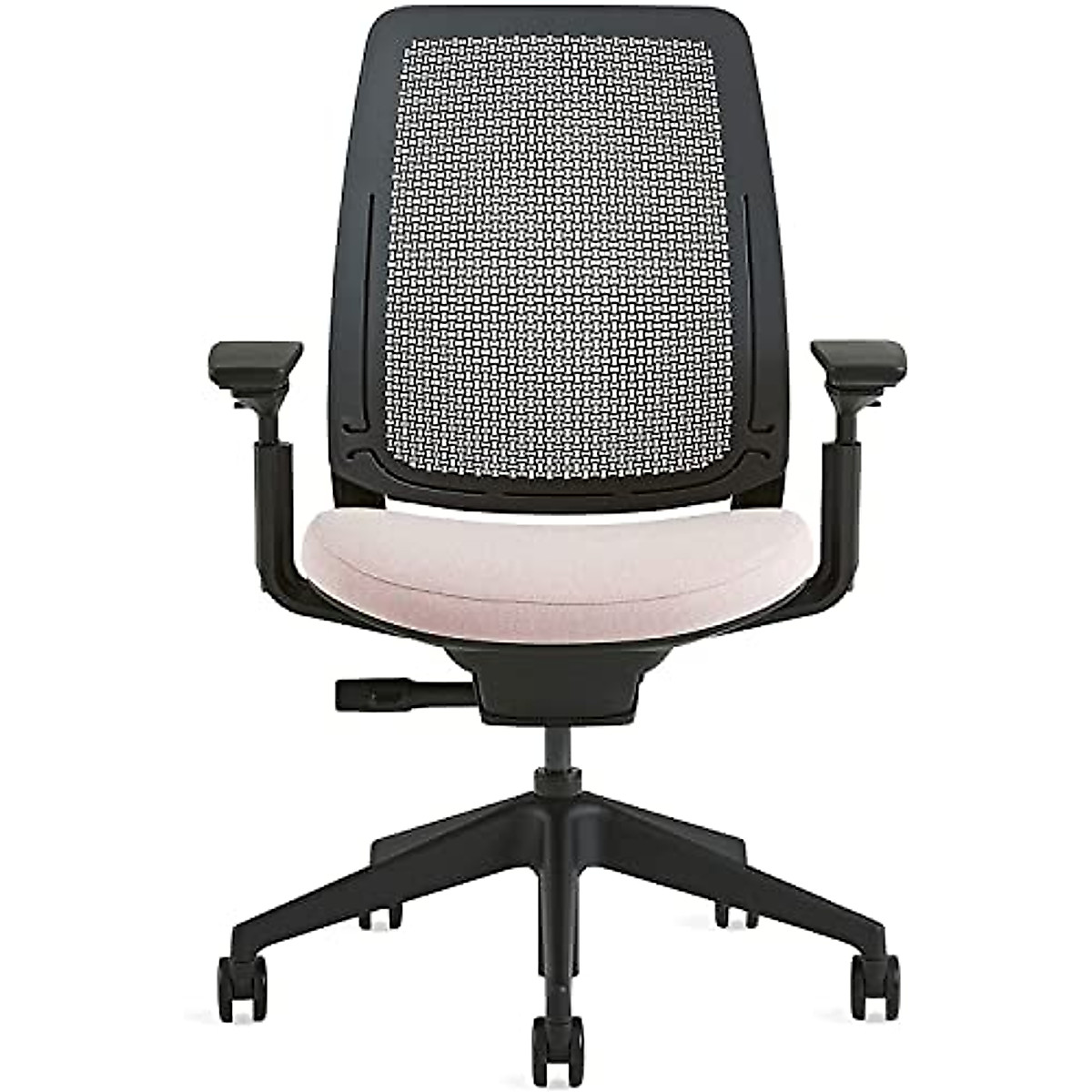 Steelcase Series 2 Office Chair, Air Back, Carpet Casters, Era Fabric (Pink Lemonade)