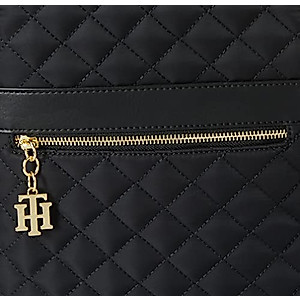 Tommy Hilfiger Women's Charming Backpack, Black, OS