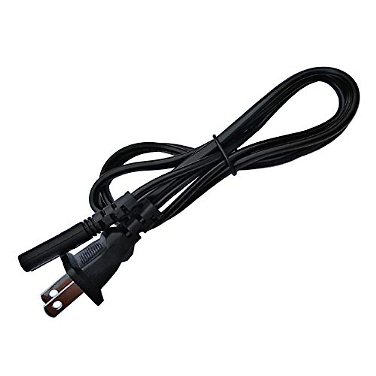UpBright 2-Prong AC Power Cord Cable Compatible with FRIGIDAIRE EFMIS462 EFMIS462-BLACK EFMIS462-Red EFMIS462-BLUE EFMIS462-Pink 12 Can Retro Mini Beverage Refrigerator Refrigerateur Portable Fridge
