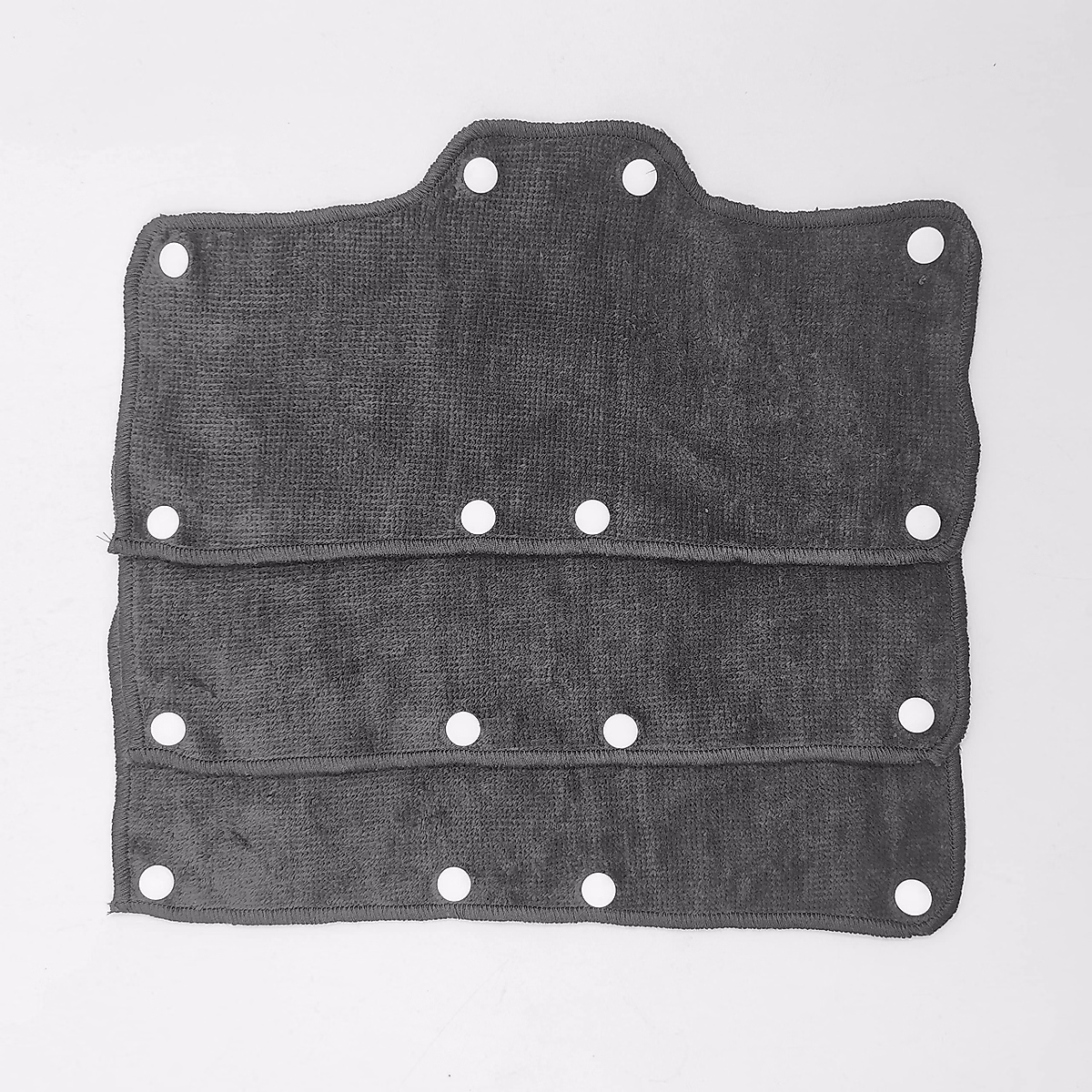 Dark Gray Sweatband for Hardhat Washable Velvet Terry Cotton Hard Hat Liner NAEE snap on (3pcs)