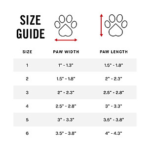 Canada Pooch Dog Winter Boots - Paw Protection, Anti-Slip Dog Shoes with Reflective Velcro Strap, Easy On for Small Medium Large Dog Booties - Black, Size 6