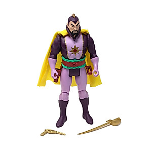 Boss Fight Studio Ming The Merciless from Flash Gordon, King Features Comics Power Stars Collectible Action Figure – Retro-Style Figurine with Accessories and Detailed Sculpting – 5” Tall