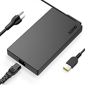 300W 20V 15A Ac Adapter for Lenovo Legion 5 5i 5P 7 7i pro 15 16 17 C7 S7 Y540 Y545 y730 Y740,Slim Tip Gaming Laptop Charger Replacement for ADL300SDC3A GX21F23045 ADL300SLC3A SA10R16956 5A10W86289