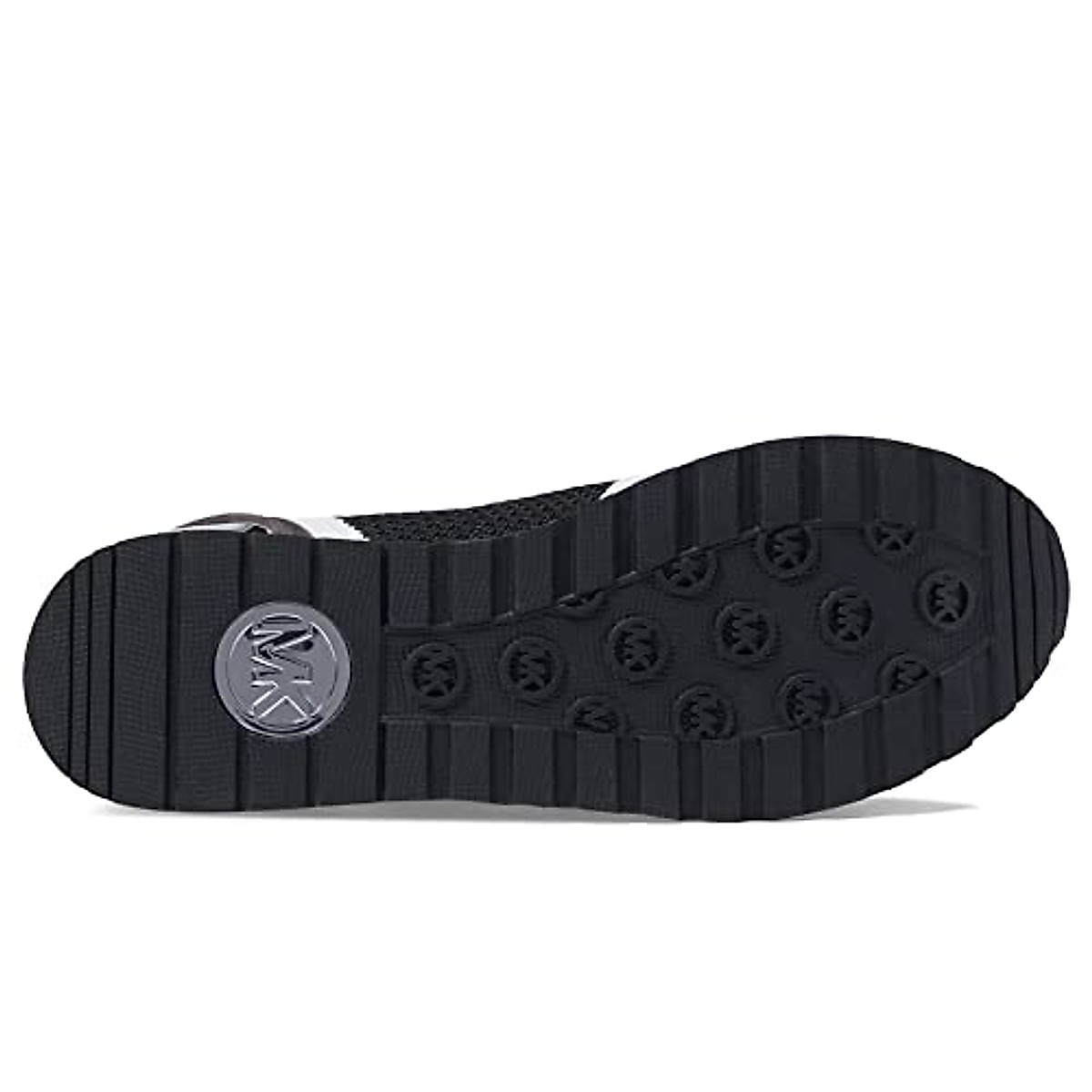 Michael Kors Billie Knit Trainer Black/Optic White 6.5 M