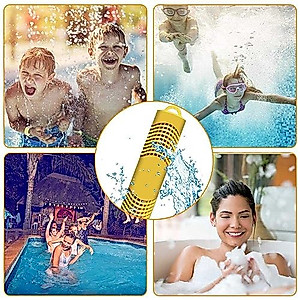 Joepoe SPA Mineral Stick Parts,Mineral Sticks for Hot Tub with 4 Months Lifetime Filter Cartridge Universal for Hot Tub&Pool (Yellow,3-Pack)