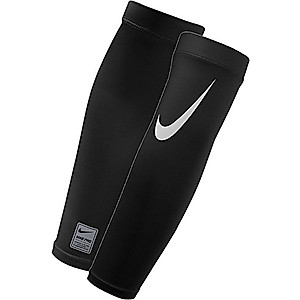 NIKE Pro Adult Dri-FIT 3.0 Arm Sleeves (Black/White, Small/Medium)