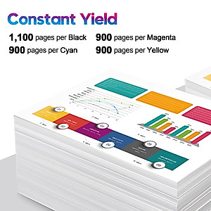 ONLYU Compatible Toner Cartridge Replacement for HP 204 204A CF510A CF511A CF512A CF513A Pro MFP M180nw M180n M181 M181fw M154a M154nw Printer (Black, Cyan, Yellow, Magenta, 4-Pack)