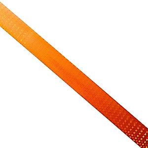Stockroom Plus Reflective Tape - Neon Orange Outdoor Reflector Safety Roll for Trailers, Warning, Signs, Stairs, Bikes (2 in x 30 FT)