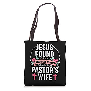 Pastor Wife Proud Jesus Christian Church Appreciation Gift Tote Bag
