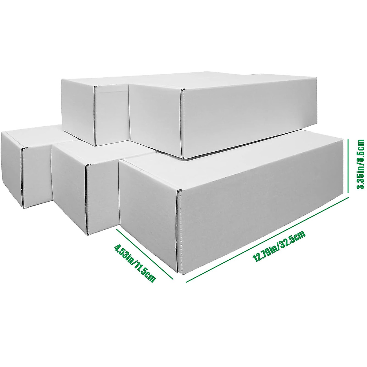 PLAYGOGYM Trading Card Storage Box - Baseball Card Storage Organizer - Sports Card Storage Boxes for Baseball Card, Football Trading Cards, Game Card Holder 5 Pack - 1750 Count