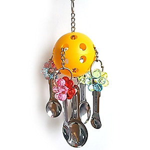 Hypeety Bird Chew Toy for Parrot Macaw African Greys Eclectus Cockatoo Budgies Parakeet Cockatiel Conure Lovebirds Cage (B)