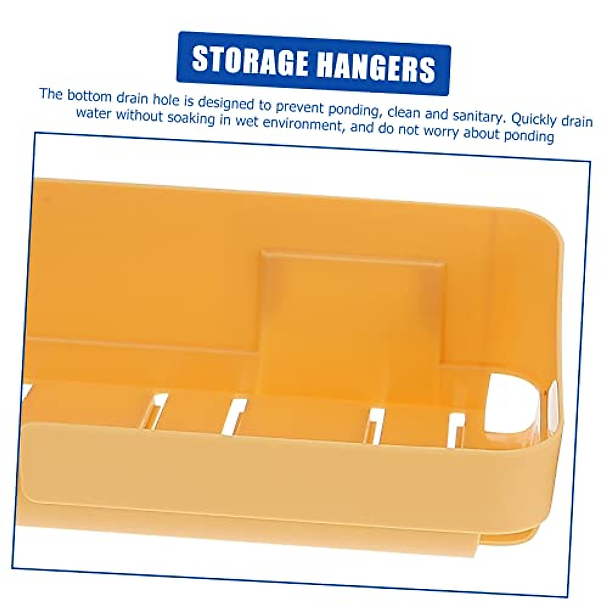 Healeved 2pcs Storage Rack White Plastic Hangers Utensil Hanger Storage Hangers Bathroom Storage Shelf Food Storage Organizer Wall Bathroom Storage Holder Kitchen Storage Rack Storage Racks