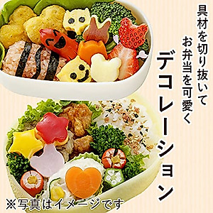 Simomurakihan Cookies & Vegetable Cutters 4pcs (Flowers, Stars, Hearts, Bear) 20830