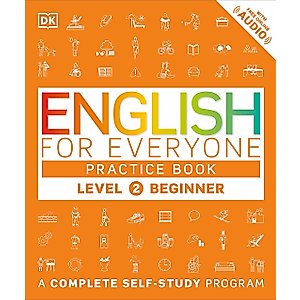 English for Everyone: Level 2 Practice Book - Beginner English: ESL Workbook, Interactive English Learning for Adults