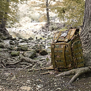 Sirius Survival “The Rambler” - 40L Tactical Backpack with MOLLE Webbing (Black)