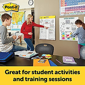 Post-it 566 Self-Stick Wall Pad, 20 x 23, White, 20 Sheets, 4/Carton